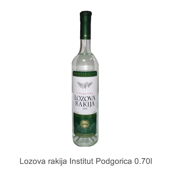 Lozova rakija - Institut Podgorica - Vino i tako to