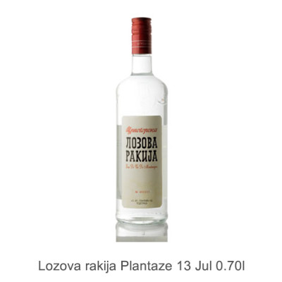 Lozova rakija - Plantaze 13 Jul - Vino i tako to